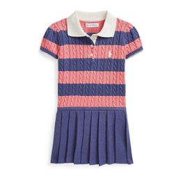 Polo Ralph Lauren Kleid M&auml;dchen Gr&ouml;&szlig;e 86/92 saphir / pitaya / wei&szlig;