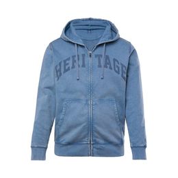 JP1880 Zip-Up Hoodie male Blue size 8XL