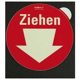 T&uuml;rschild Ziehen Folie selbstklebend (&Oslash;) 100 mm 100 mm DIN 67510-4 1 St.