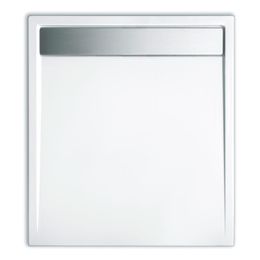 Steinkamp Living Duschwanne 110 x 80 cm mit Ablaufrinne , superflach
