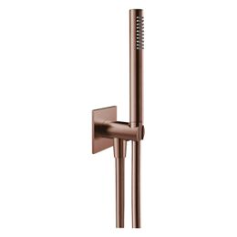 Herzbach LIVING SPA Brauseset mit Wandanschlussbogen und Stabhandbrause