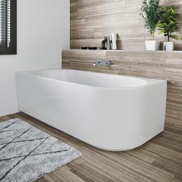 RIHO Desire Corner Eck-Badewanne 184 x 84 cm rechts mit RIHO Fall