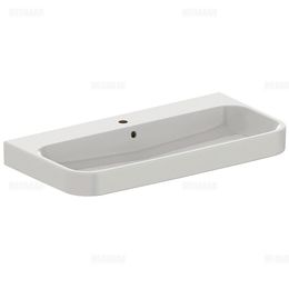 Duravit Happy D.2 Möbelwaschtisch 100 cm geschliffen, mit 1 Hahnloch
