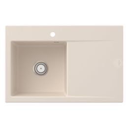 Villeroy & Boch Villeroy & Boch Subway Style 45 Einbauspüle, Ablaufgarnitur mit Handbetätigung, Becken links