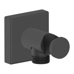 Duravit Wandanschlussbogen mit Brausehalter mit eckiger Rosette