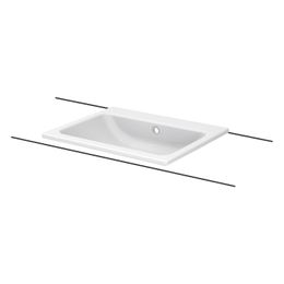 BetteOne Einbau-Waschtisch 60 x 49,5 cm ohne Hahnloch
