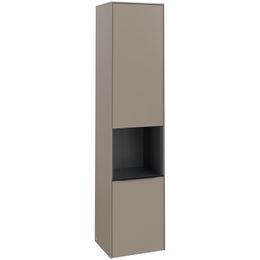 Villeroy & Boch Villeroy & Boch Subway 3.0 Hochschrank 40 x 171 cm mit 1 offenen Fach und 2 Türen, Anschlag rechts