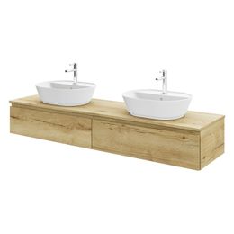 Steinkamp Value Waschtischkonsole 181 cm für 2 Waschtische, mit 2 Auszügen