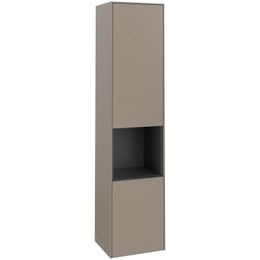 Villeroy & Boch Villeroy & Boch Subway 3.0 Hochschrank 40 x 171 cm mit 1 offenen Fach und 2 Türen, Anschlag rechts