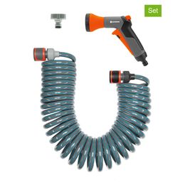 Gardena 4tlg. Spiralschlauch-Set in Grau - 10% | Gartendekoration