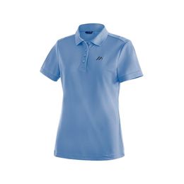 Maier Sports Funktionspoloshirt "Ulrike" in Blau - 42% | Gr&ouml;&szlig;e 38 | Damen-outdoor-tops-shirts