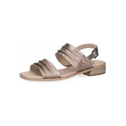 Caprice Leder-Sandalen in Beige - 57% | Größe 37 | Damen-sandalen