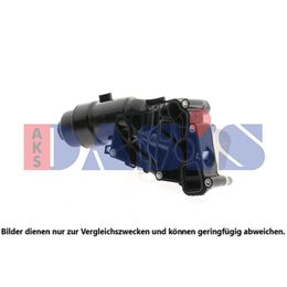 AKS DASIS Ölkühler, Motoröl mit Ölfiltergehäuse für MINI BMW 8585235 8511391 11428585235 056001N