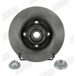 JURID Bremsscheibe hinten rechts links voll 249mm für CITROËN (DF-PSA) PEUGEOT VAUXHALL OPEL DS 3648487 ZQ51014280 424932 562374J-1