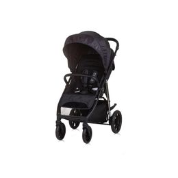 Chipolino Kinderwagen Buggy Insta, Fu&szlig;abdeckung, Federung, Korb, Gurt, klappbar schwarz