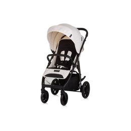 Chipolino Kinderwagen Buggy Insta, Fu&szlig;abdeckung, Federung, Korb, Gurt, klappbar beige