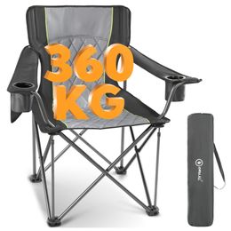 HOMECALL Campingstuhl XXL Klappstuhl, bis 360 KG Belastbar