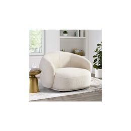 Home Deluxe Sessel CASARA Webstoff Beige