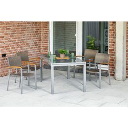 Merxx Silano Set 7tlg. Ausziehtisch