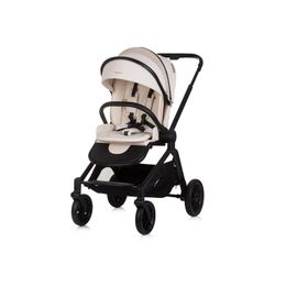 Chipolino Kombikinderwagen Magnum 3 in 1 Babywanne Sportsitz i-Size Babyschale creme