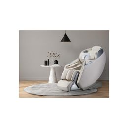 Home Deluxe Massagesessel ALVINA mit Premium Webstoffpolsterung- Grau