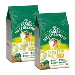 James Wellbeloved Trockenfutter Katze Adult, Getreidefrei Truthahn 2x4 kg