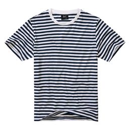 Brandit Streifenshirt kurzarm navy/wei&szlig;, Gr&ouml;&szlig;e S