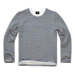 Brandit Marine Sweat Pullover navy/wei&szlig;, Gr&ouml;&szlig;e S