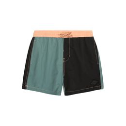 Billabong Sportbadeshorts 'Interchange' Jungen Gr&ouml;&szlig;e 147/152 smaragd / apricot / schwarz