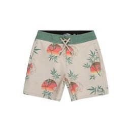 Billabong Sportbadeshorts 'SUNDAYS' Jungen Gr&ouml;&szlig;e 152/158 sand / braun / gr&uuml;n / melone