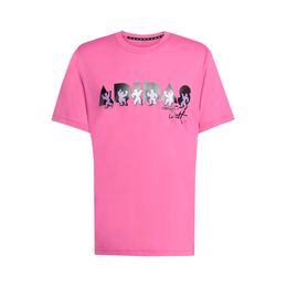 adidas Sportswear Funktionsshirt 'Adidas x Jeremy Scott' Herren Gr&ouml;&szlig;e L flieder / pink / schwarz