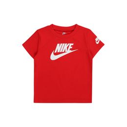 Nike Sportswear T-Shirt 'FUTURA EVERGREEN' Jungen Gr&ouml;&szlig;e 80/86 rot / wei&szlig;