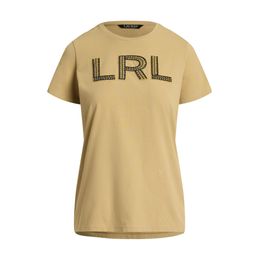 Lauren by Ralph Lauren Lauren Ralph Lauren T-Shirt Damen Gr&ouml;&szlig;e L beige / schwarz
