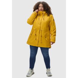 Ragwear Funktionsjacke 'Monadis Rainy II' Damen Gr&ouml;&szlig;e 4XL gelb