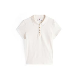 Tommy Hilfiger Poloshirt Damen Gr&ouml;&szlig;e M wollwei&szlig;