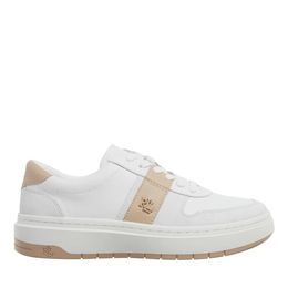 Lauren by Ralph Lauren Lauren Ralph Lauren Low-Top Sneaker - Harlie-Sneakers-Low Top Lace - Gr. 41 (EU) - in Beige - f&uuml;r Damen