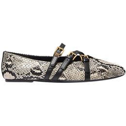Michael Kors Ballerinas - Flat Shoes Natural - Gr. US_7_5 - in Bunt - f&uuml;r Damen