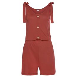 Lascana Jumpsuit Damen Gr&ouml;&szlig;e M orangerot
