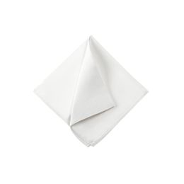 MONTI Damen MONTI Einstecktuch &raquo;TILO&laquo; aus reiner Seide &ndash; handrolliert & festlich elegant wei&szlig;