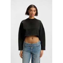 HUGO BLUE Sweatshirt »Derissa«, in Cropped-Länge Black 002 XXL (44) XXL (44) Sweatshirt von HUGO Blue Womenswear