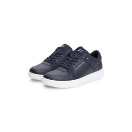 Tommy Hilfiger Sneaker »TH BASKET CORE LITE LTH MIX«, Freizeitschuh, Halbschuh, Schnürschuh mit Logoschriftzug dunkelblau 46 46 Cooler...