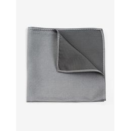 MONTI Damen Einstecktuch "RENZO", grau, Seide, Modet&uuml;cher, aus reiner Seide mit eleganter Twill-Struktur &ndash; 30 x 30 cm