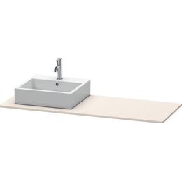 Duravit XSquare Konsole Taupe Supermatt 1400x550x16 mm - XS060GL8383 XS060GL8383