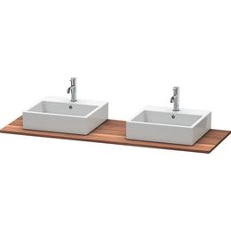 Duravit XSquare Konsole Amerikanischer Nussbaum Matt 1600x550x20 mm - XS064HB7777 XS064HB7777