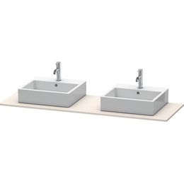 Duravit XSquare Konsole Taupe Supermatt 1600x550x16 mm - XS063HB8383 XS063HB8383
