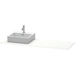 Duravit XSquare Konsole Wei&szlig; Supermatt 1600x550x16 mm - XS060HL8484 XS060HL8484