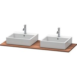 Duravit XSquare Konsole Amerikanischer Nussbaum Matt 1400x550x20 mm - XS064GB7777 XS064GB7777