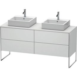 Duravit XSquare Konsolenwaschtischunterbau bodenstehend Wei&szlig; Seidenmatt 1600x548x778 mm - XS4927B363 XS4927B3636