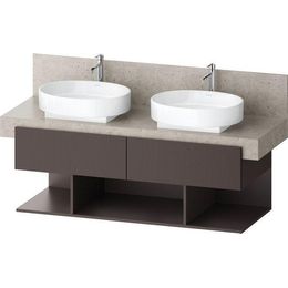 Duravit Balcoon Konsolen-Waschtischunterschrank 1400 H522 ohne Fach 3 Schubk&auml;sten BA50480JGIG0000