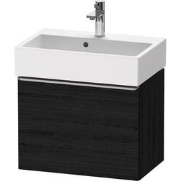 Duravit D-Neo Waschtischunterbau wandh&auml;ngend Eiche Schwarz Matt 584x372x440 mm - DE4229070160000 DE4229070160000